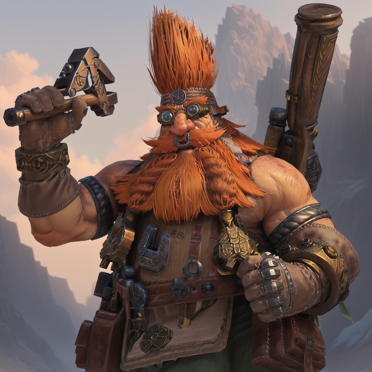 Malakai Makaisson | Dwarfs (Total War Warhammer) - V1 | Stable Diffusion LoRA | Civitai