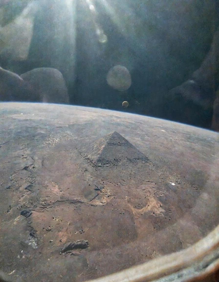 AI Image Creation A view from inside a N4sa capsule window - AIEasyPic