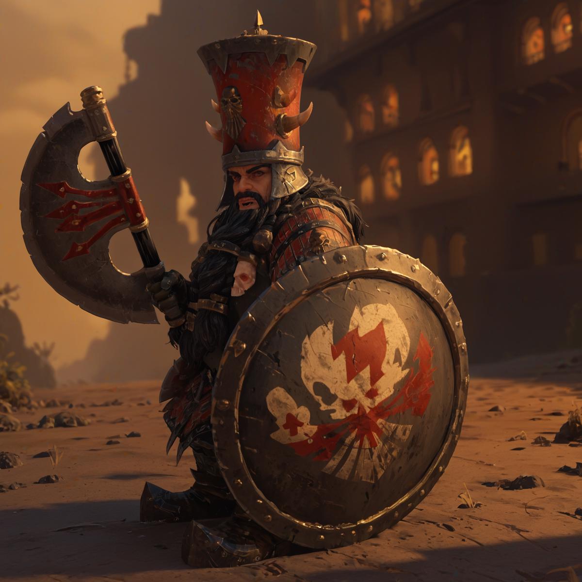 Chaos Dwarf Warrior | Chaos Dwarfs (Total War Warhammer) - v1 | Stable Diffusion LoRA | Civitai