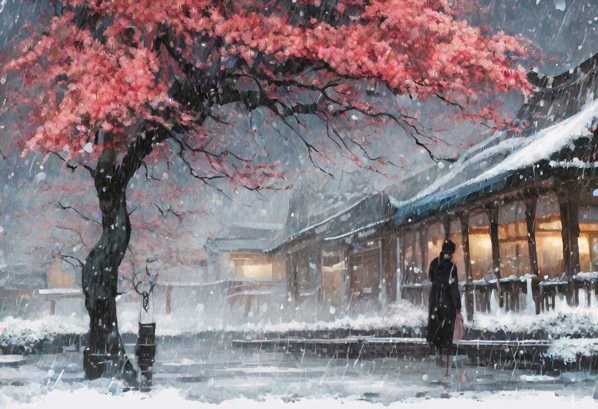 Sakura scene | Civitai