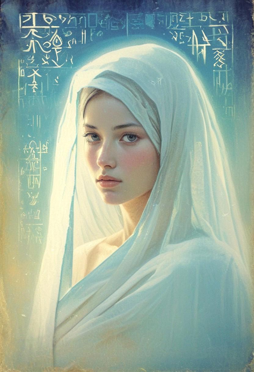 AI Image Creation Imagine a close-up portrait of a divine - AIEasyPic