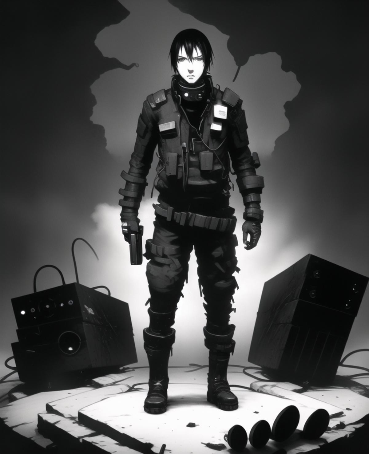 Killy from BLAME! - v1.0 | Stable Diffusion LoRA | Civitai