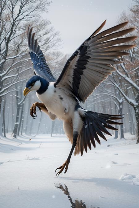 dynamic wings and landing pose | 更动态的翅膀 飞行姿势 人+鸟 - more pose | Stable ...