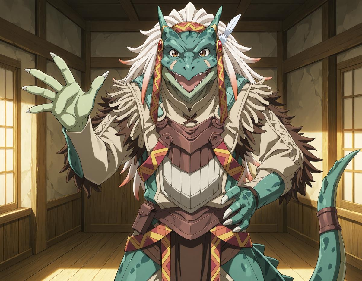 Lizard priest - goblin slayer ( Illustrious ) - Illustrious Showcase ...