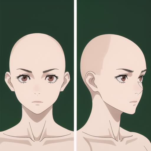 XL Face Turn, Multi-View, Turnaround, Model Sheet, Character Design - SD1