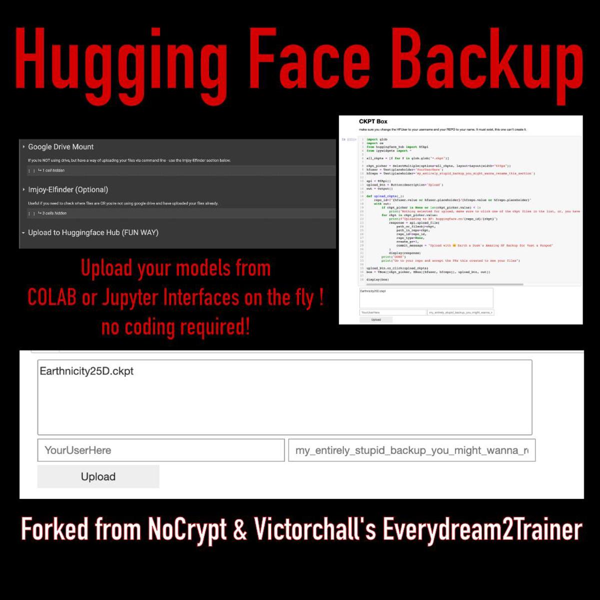[Guide] Backing your content up to HuggingFace via Google Colab & Vast/Runpod | Civitai