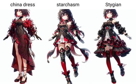 崩坏三-希儿-里人格 Honkai Impact-seele-red(3concepts,包含彼岸双生两皮肤与魇夜星渊) - 1.0 ...