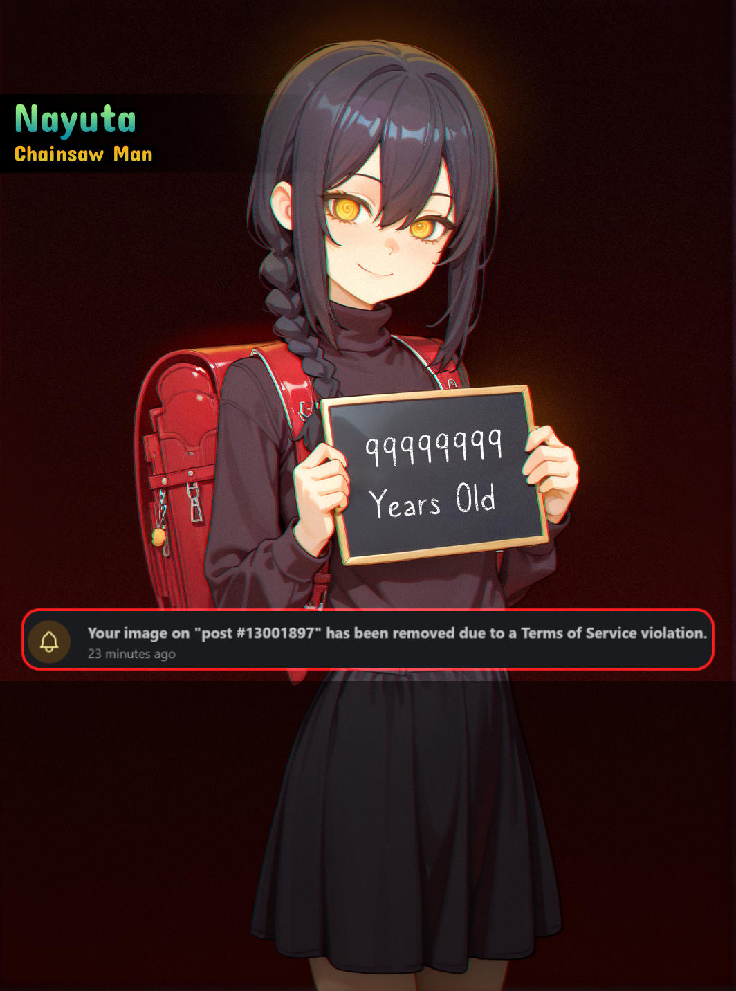 Nayuta - Chainsaw Man [Illustrious] - v2.0 Showcase | Civitai