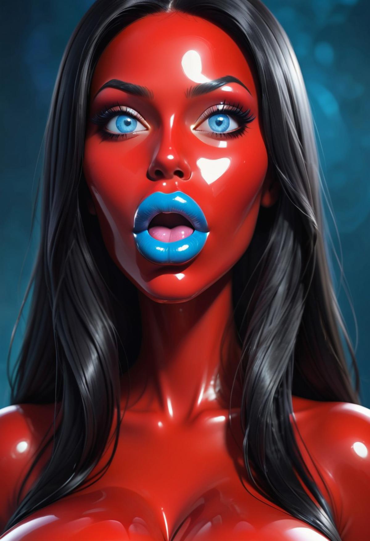 Red Slime Girl ZXC Lore. Jane. | Civitai
