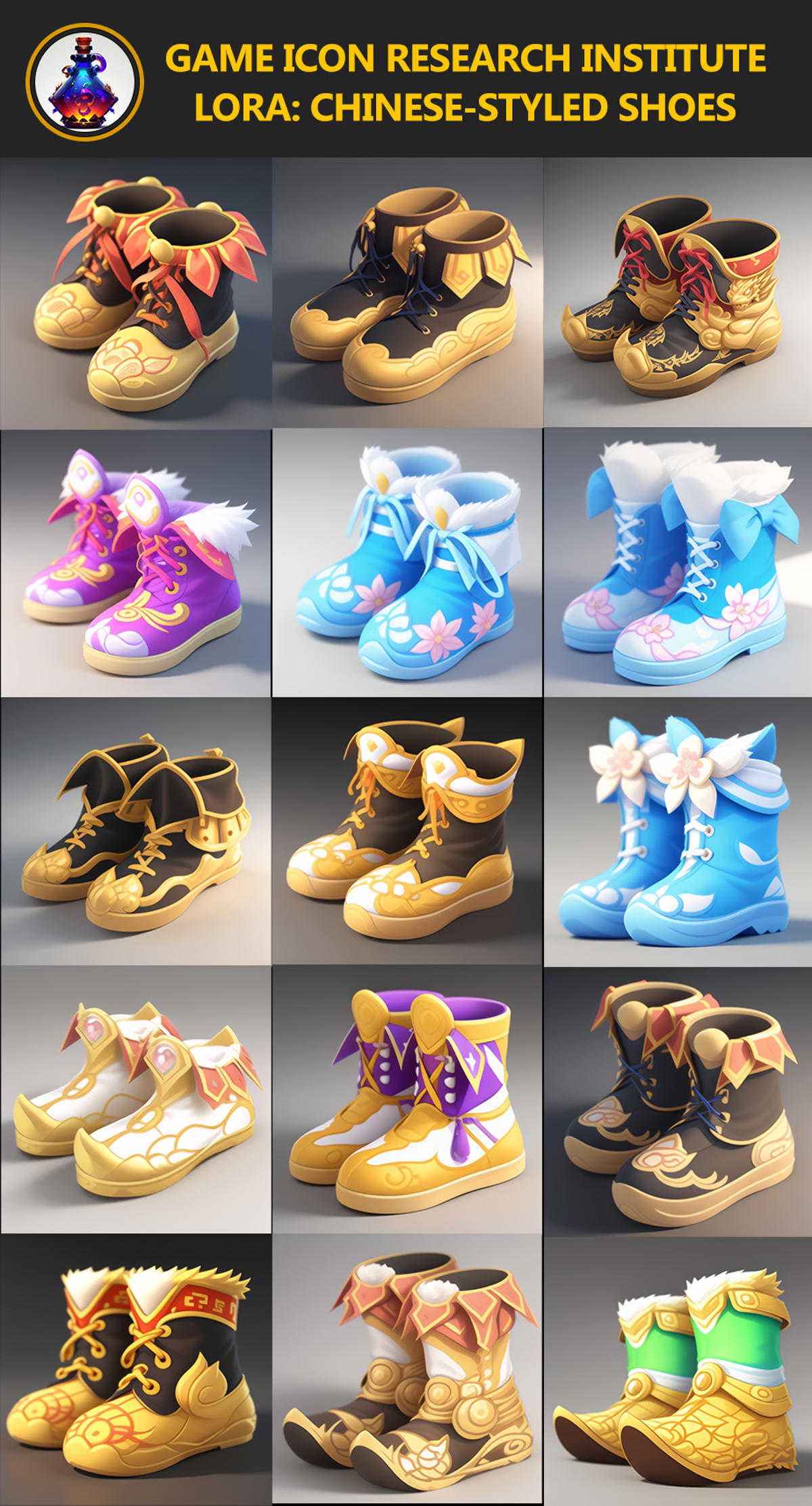 GameIconResearch_gfxiezi_Lora - v1.0 | Stable Diffusion LoRA | Civitai