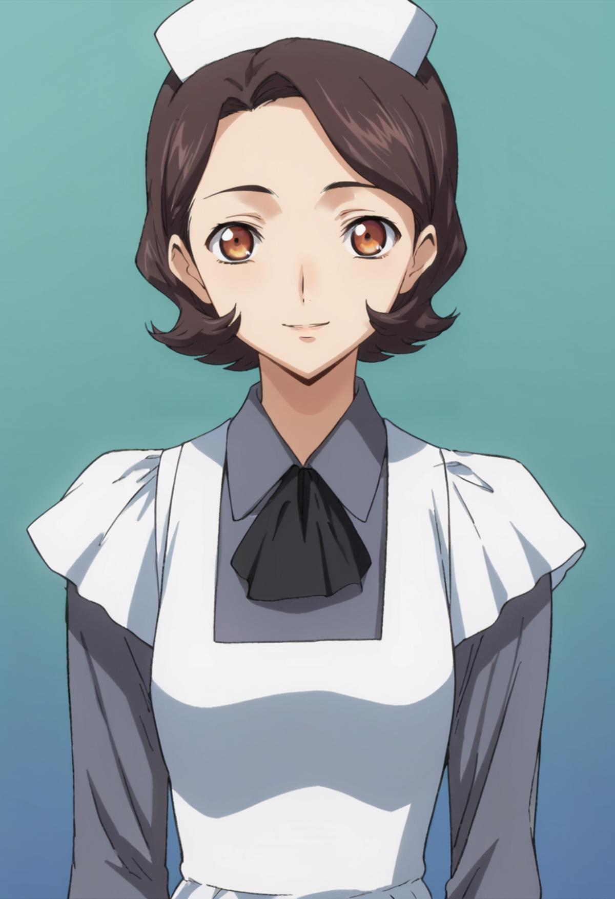 Sayoko Shinozaki (篠崎 咲世子) | Code Geass | PonyXL - v1.0 | Stable Diffusion LoRA | Civitai