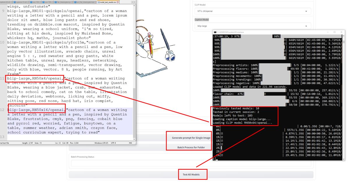Automate Testing of 115 Clip + 5 Caption Models to Find the Best ...
