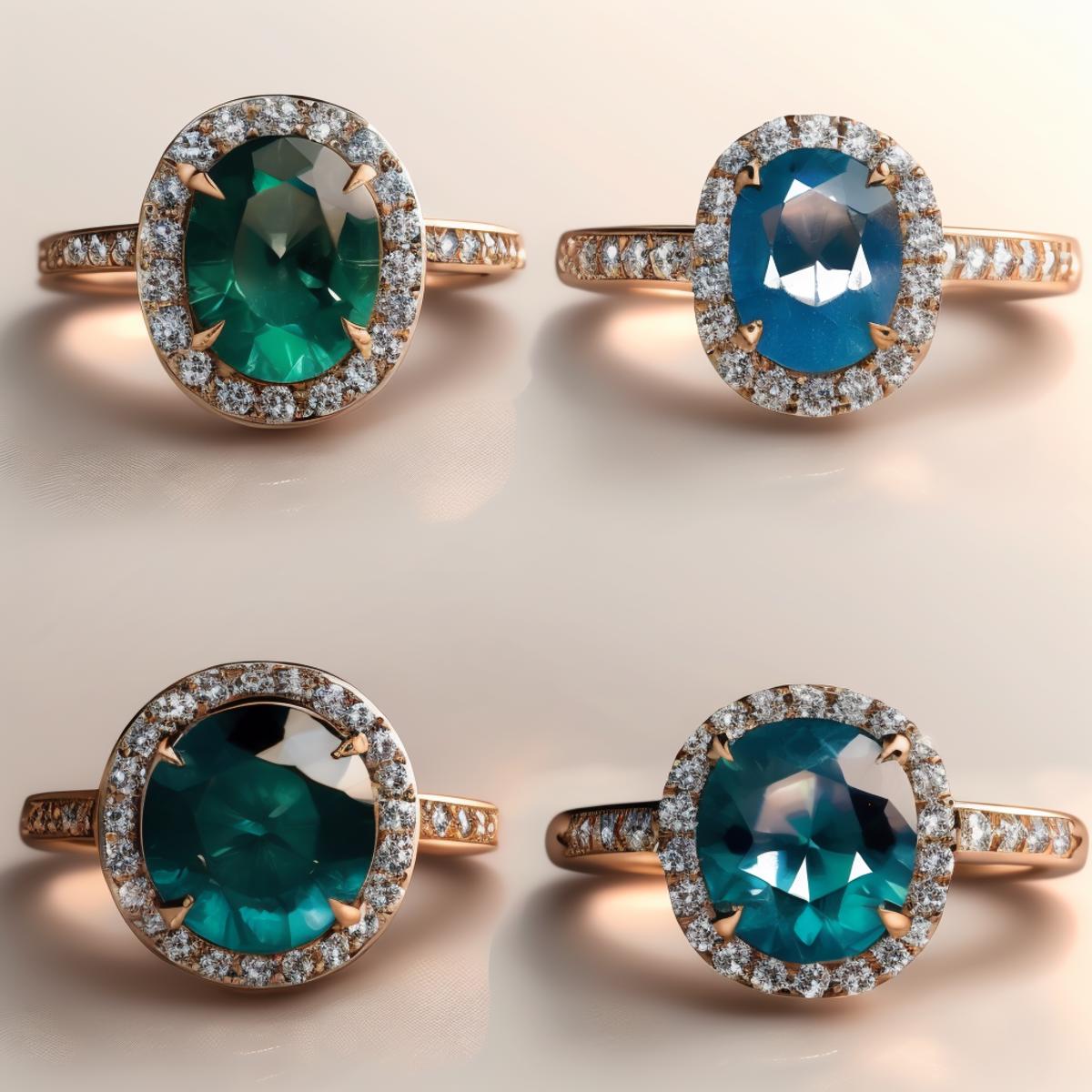 A gemstone ring design - tangbohu 40 - v1.0 | Stable Diffusion LoRA ...