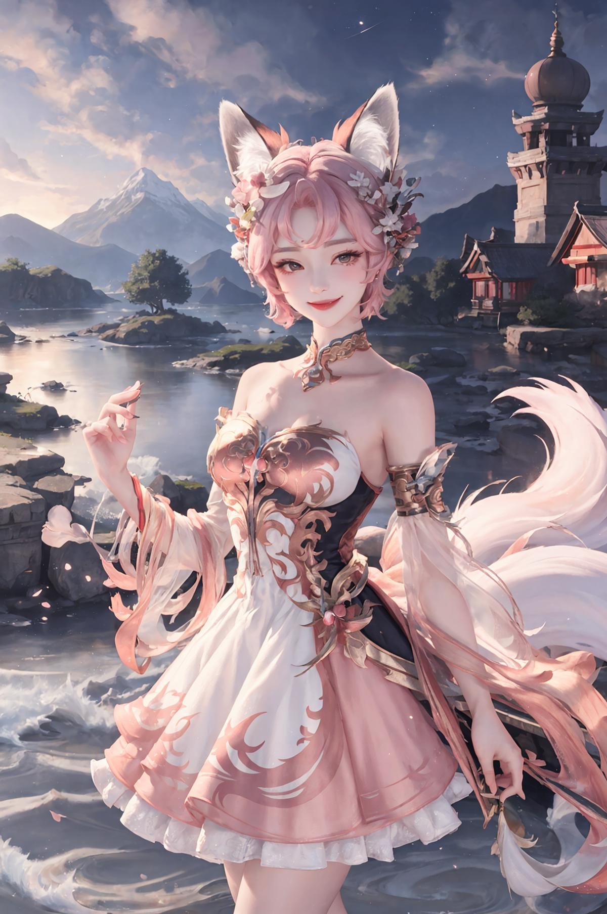 妲己·九尾，王者荣耀 丨 Demonic fox，Honor of Kings. - v1.2 | Stable Diffusion LoRA | Civitai