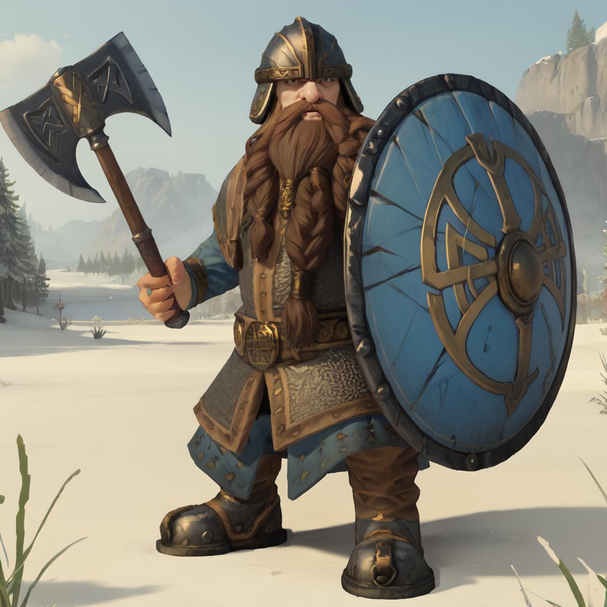 Dwarf Warrior (Total War Warhammer) - V1 | Stable Diffusion LoRA | Civitai