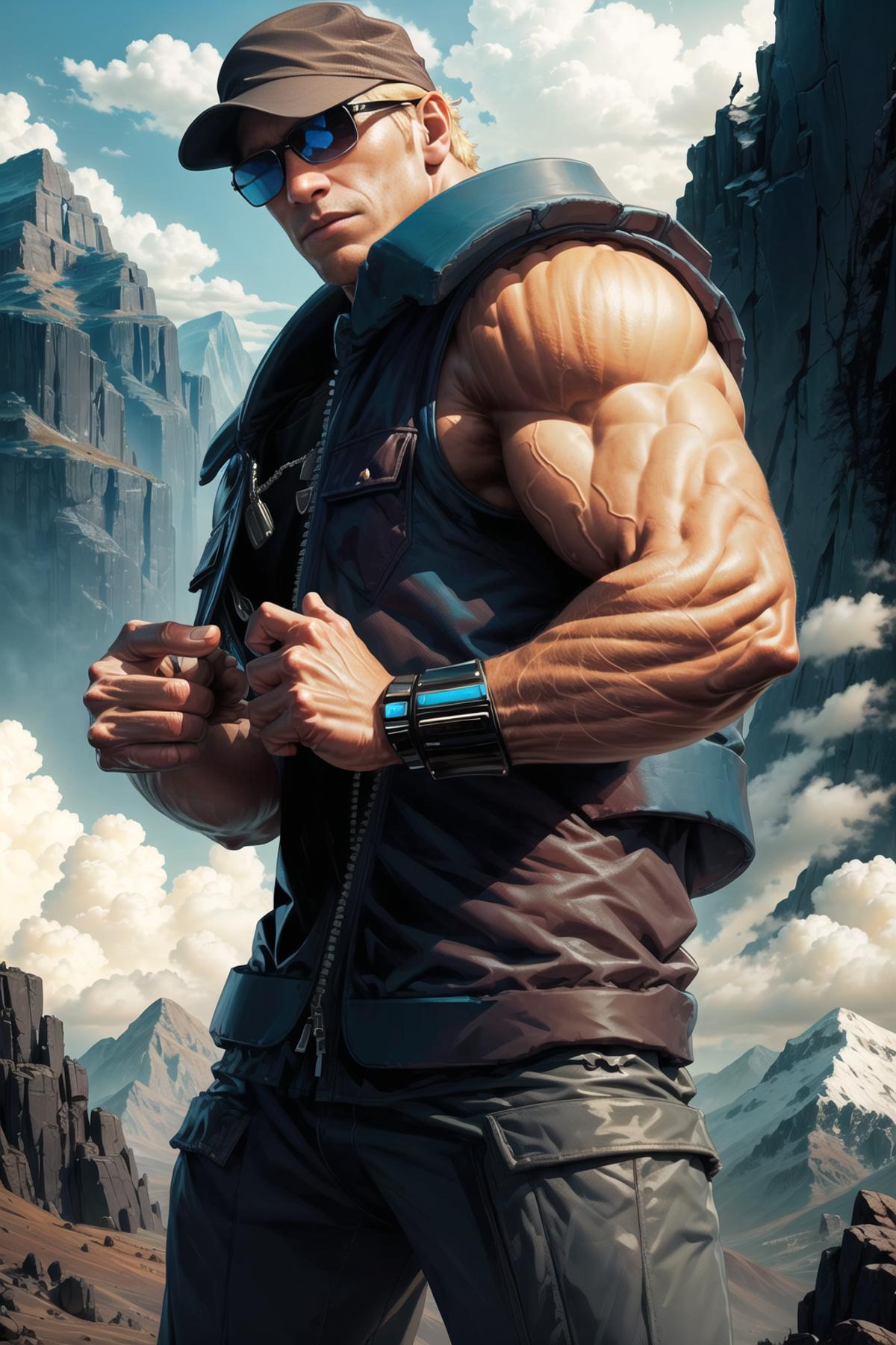 Clark Still [King of Fighters] - v0.9 | Stable Diffusion LoRA | Civitai