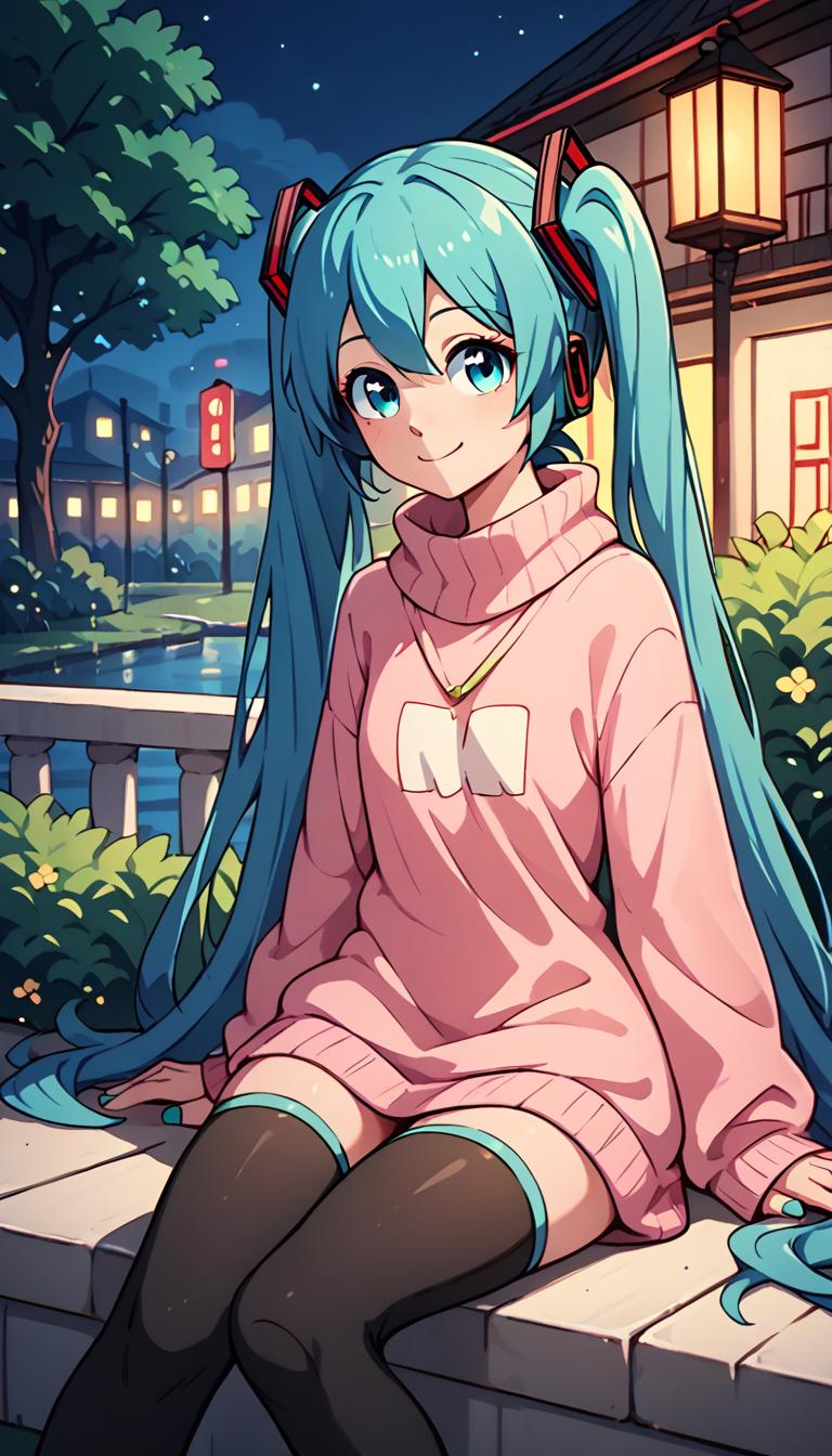 Hatsune Miku (Pony) - v1 Showcase | Civitai