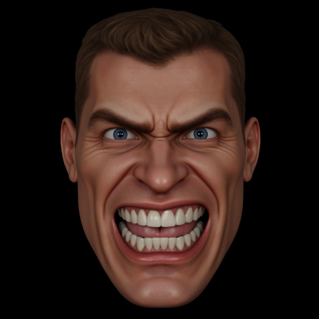 Doomguy: Status bar "bloody facial expressions - face focus" style F1D ...