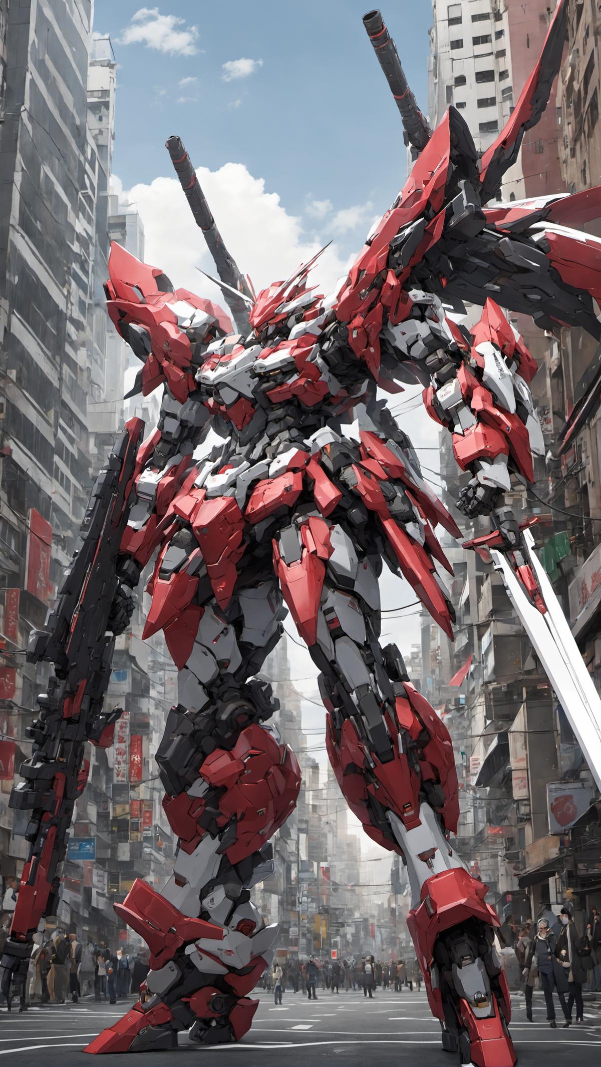 Super robot diffusion XL (Gundam, EVA, ARMORED CORE, BATTLE TECH like mecha lora) - v1.0 ...