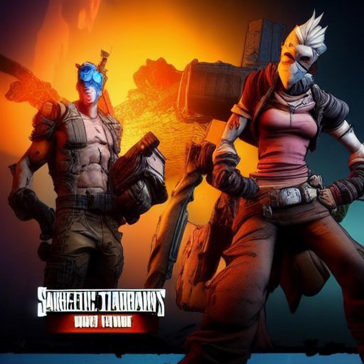 borderlands - learned embeds | Stable Diffusion Embedding | Civitai