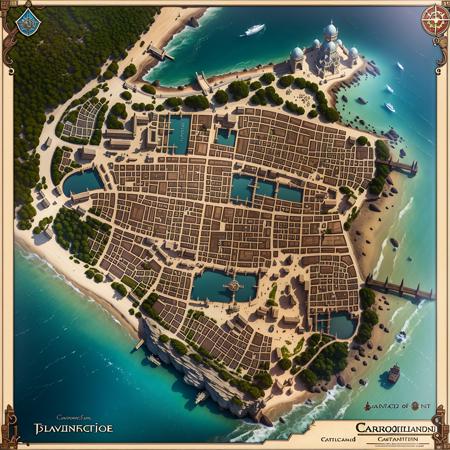 Fantasy City Map Generator ai generated images - 88stacks