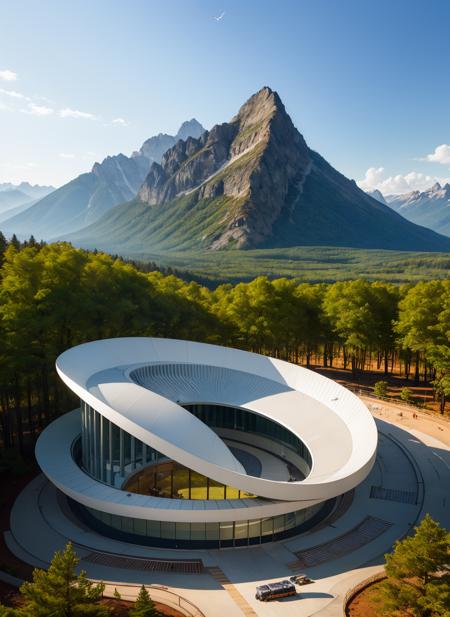 Curved_architecture - v1.1 mid beta | Stable Diffusion LoRA | Civitai