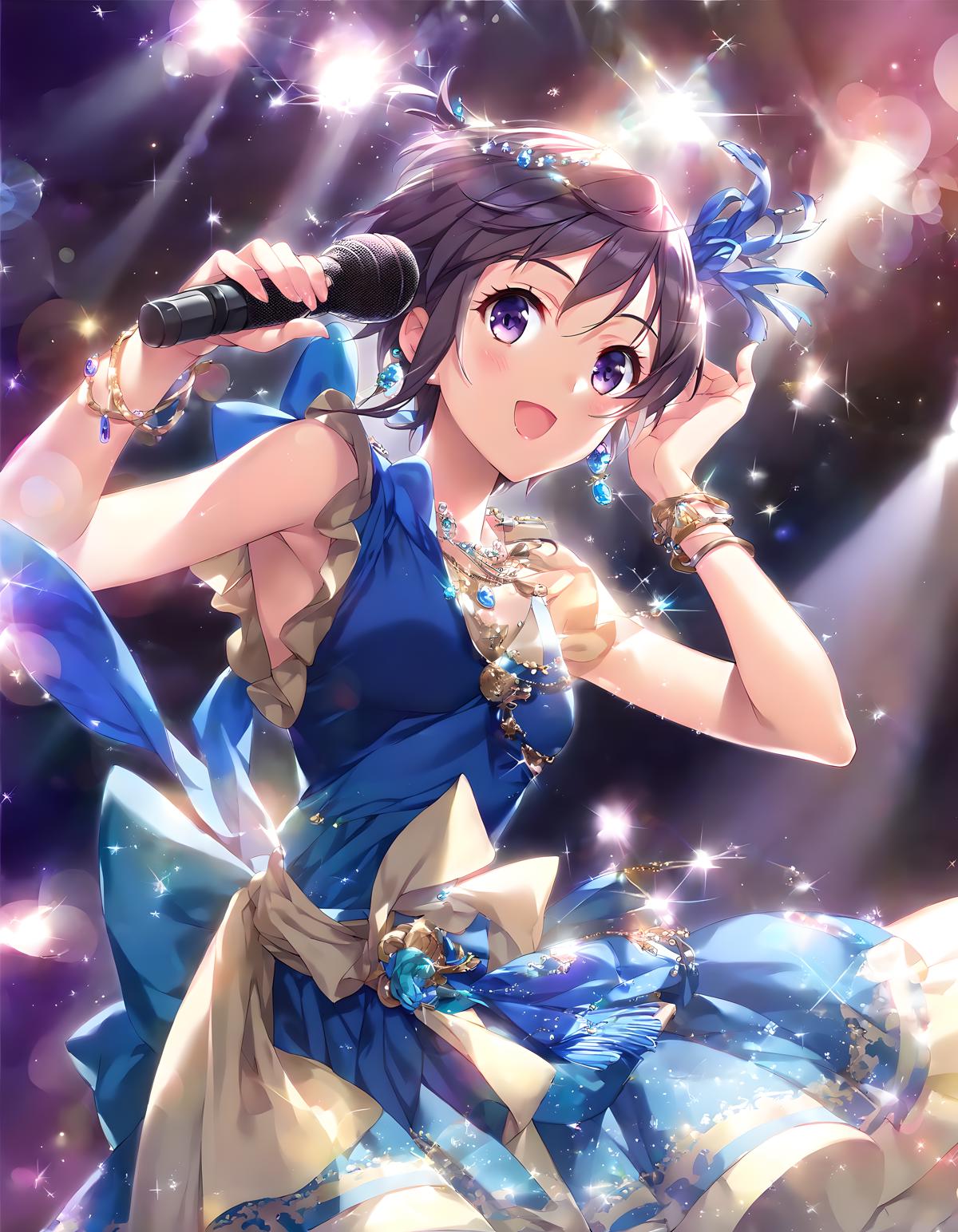 yukishiro nagisa/雪城渚（アイドルうぉーず） - pony_xl Showcase | Civitai