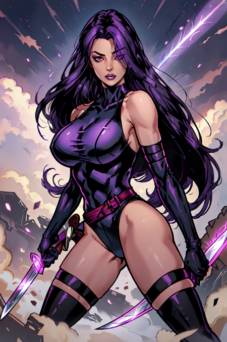 Psylocke [X-men] (LYCORIS-LOCON) - v1.0 | Stable Diffusion LyCORIS | Civitai