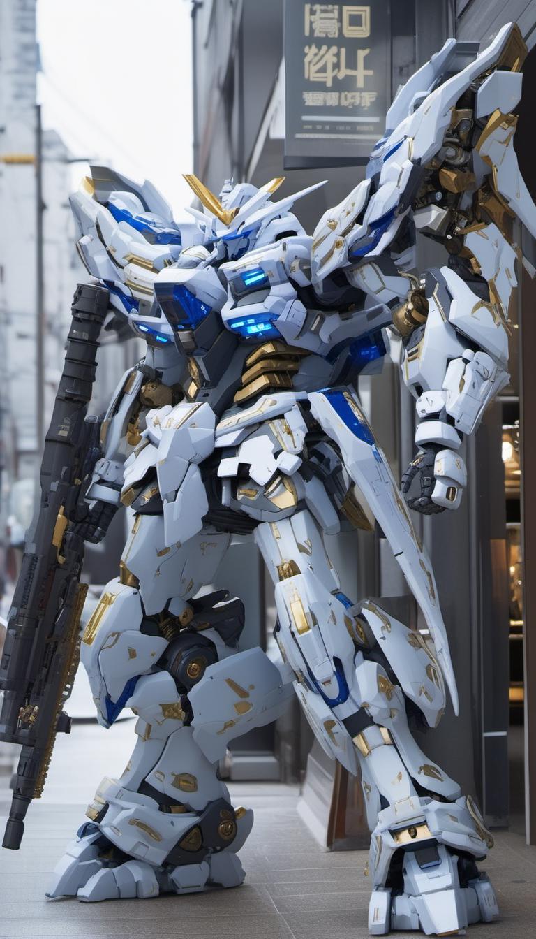 Super robot diffusion XL (Gundam, EVA, ARMORED CORE, BATTLE TECH like mecha lora) - v0.5 ...