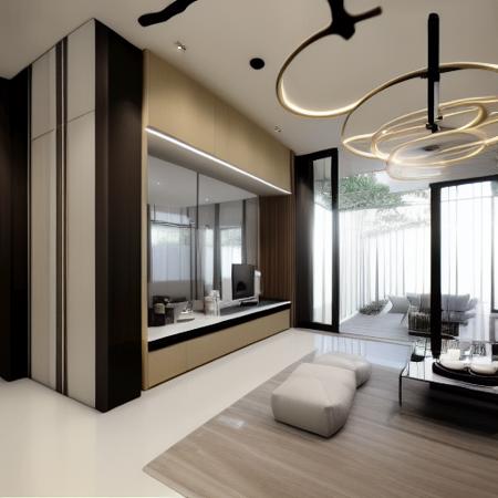 GDM STYLE Textual Inversion Luxury Modern Interior Design ai generated ...