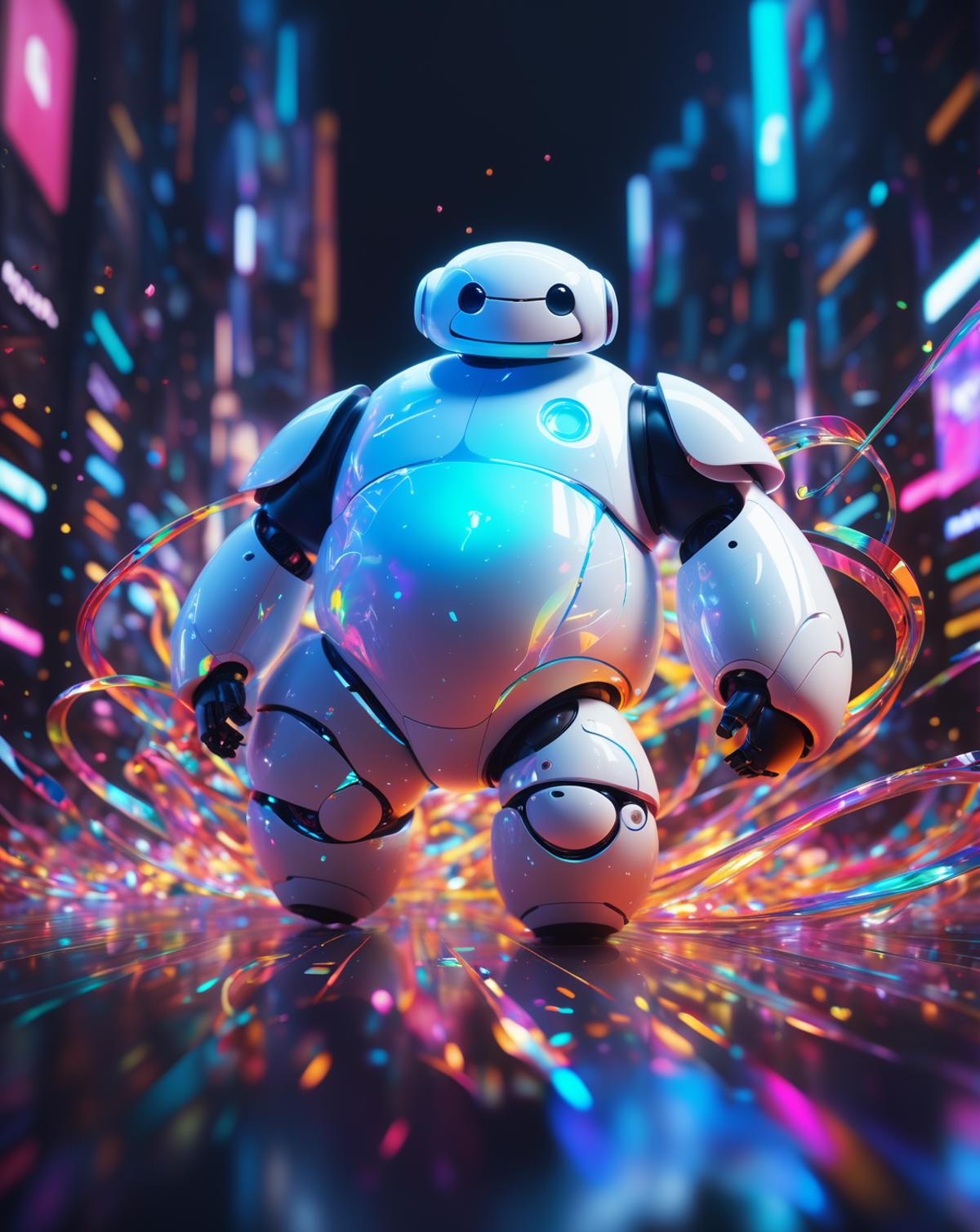 Baymax's Cyberpunk Dance | Civitai