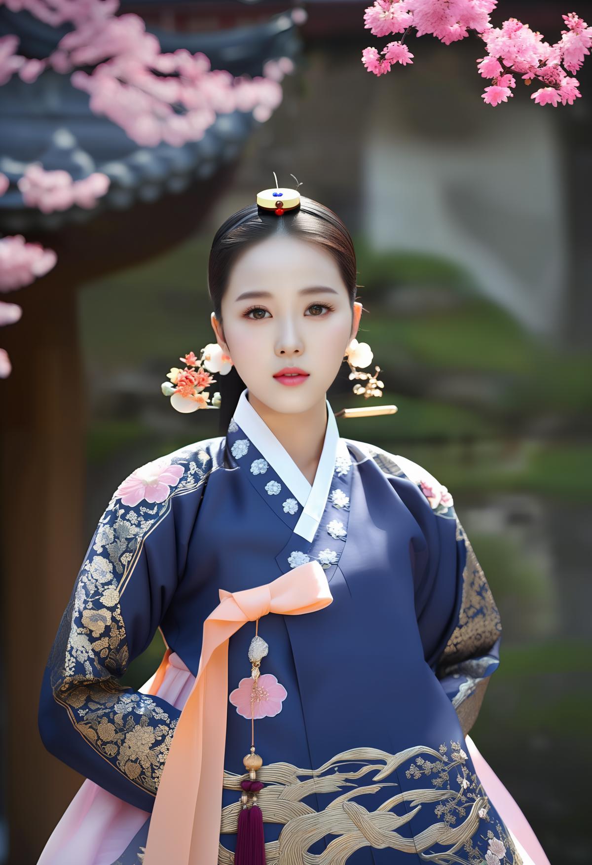 Hanbok_Woman_Dangui_XL Korean traditional clothes - beta4 | Stable Diffusion XL LoRA | Civitai