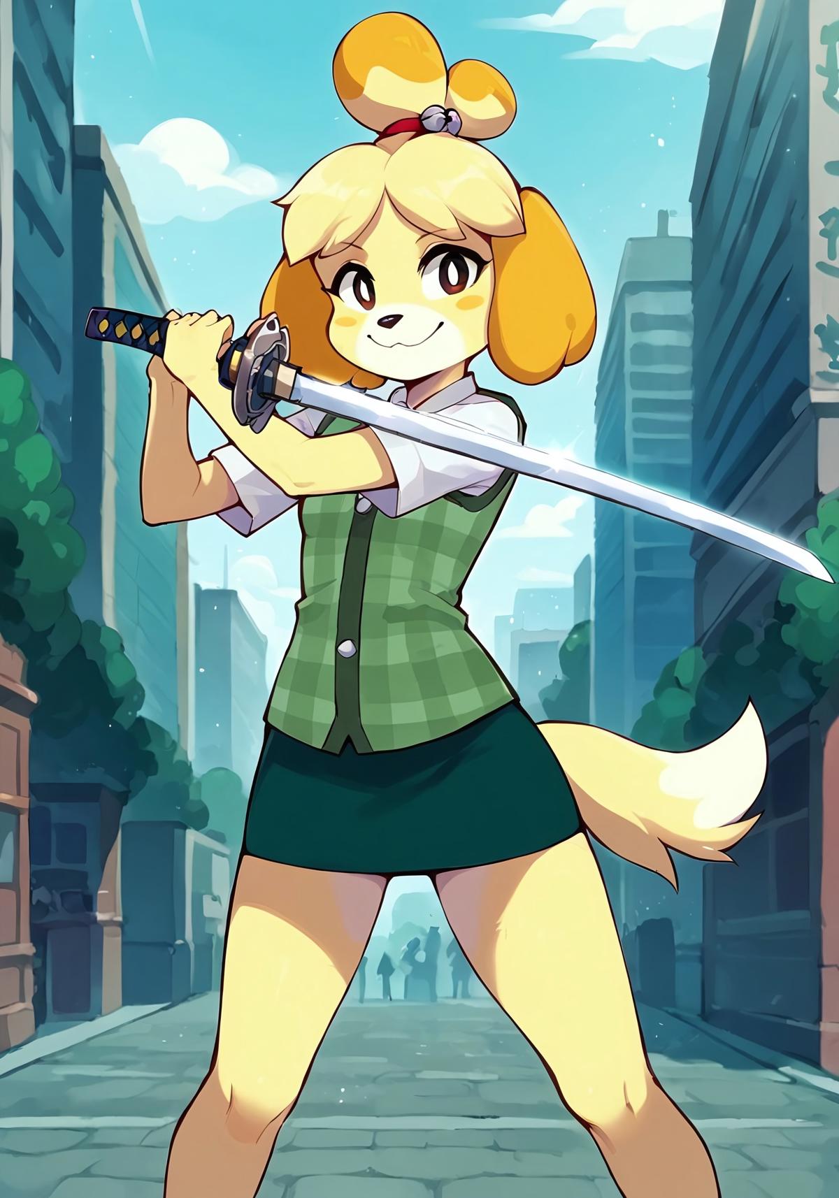 Isabelle With a Sword | Civitai