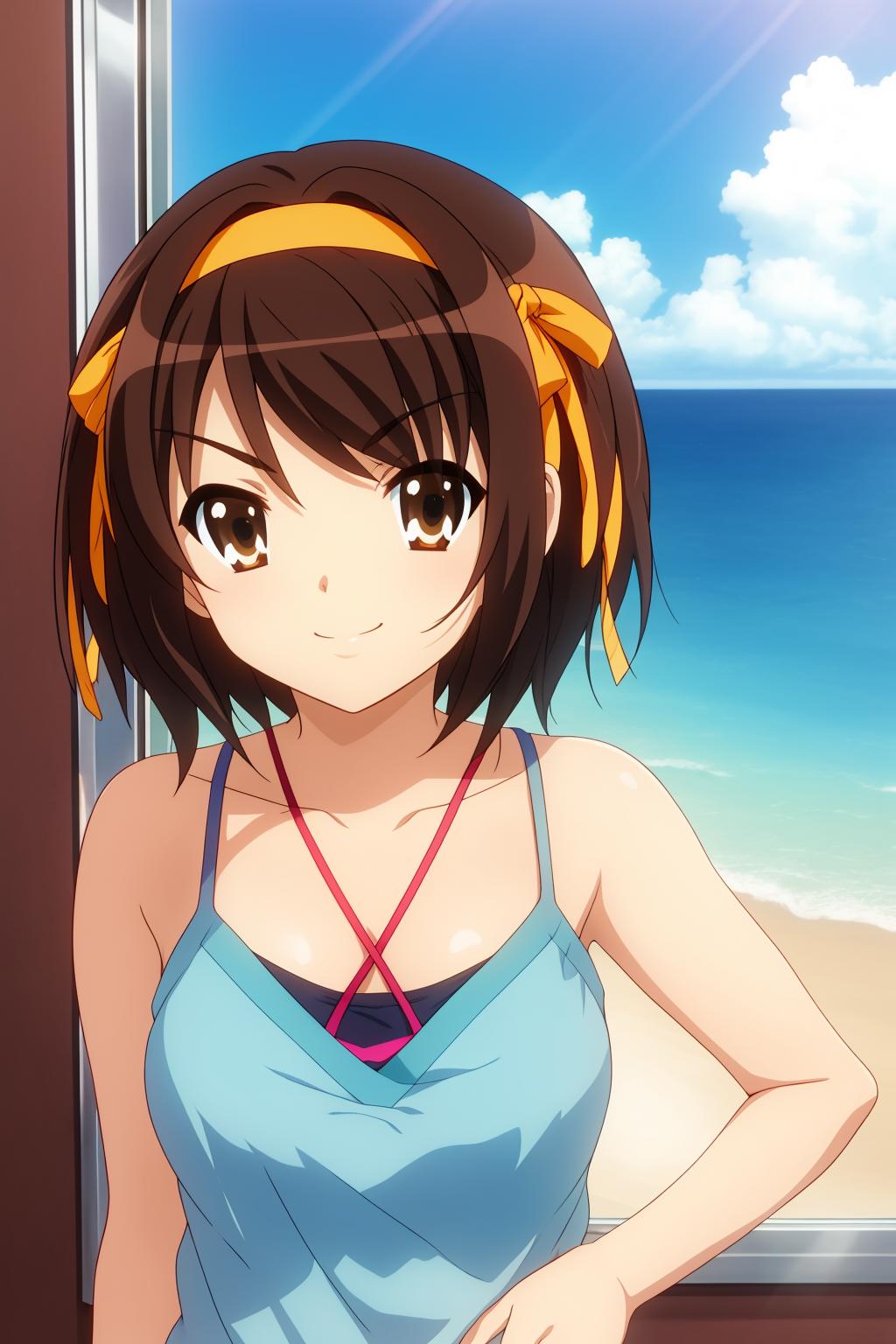 Haruhi Suzumiya - The Melancholy of Haruhi Suzumiya [Commission] - v1.0 | Stable Diffusion LoRA ...