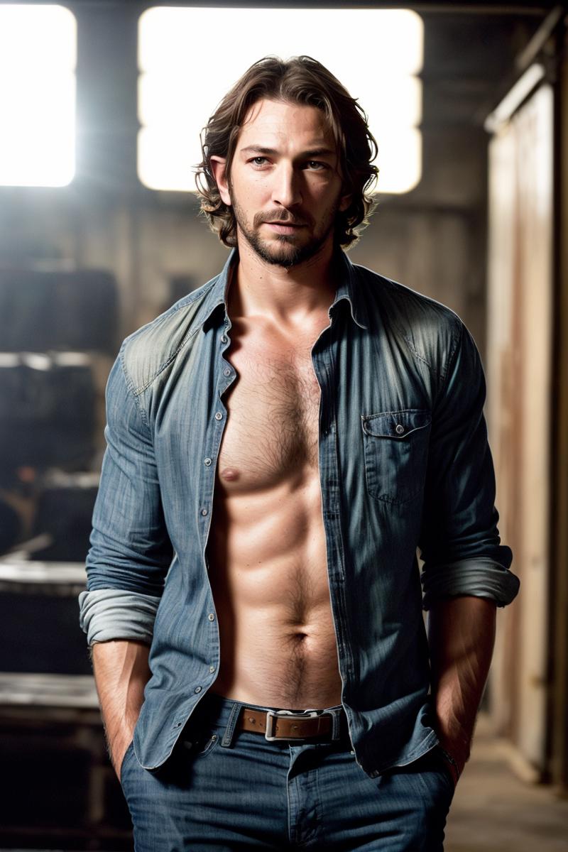 Michiel Huisman Shirtless