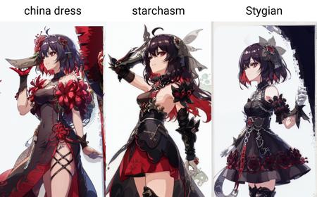 崩坏三-希儿-里人格 Honkai Impact-seele-red(3concepts,包含彼岸双生两皮肤与魇夜星渊) - 1.0 ...