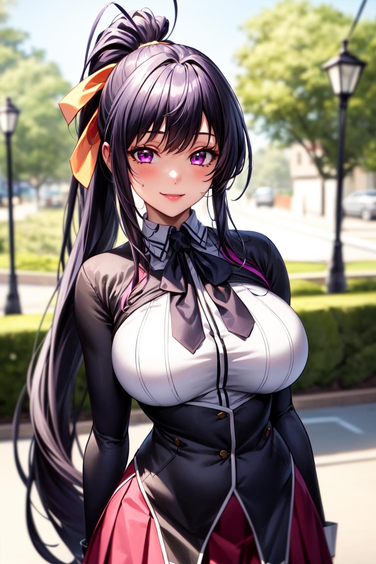 Himejima Akeno | 姫島 朱乃 - High School DxD | ハイスクールD×D [Neural Da Vinci] - v1.0 | Stable Diffusion ...
