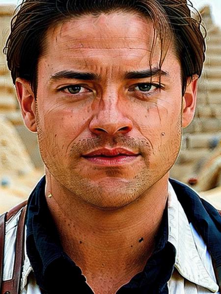 Brendan Fraser Hair The Mummy