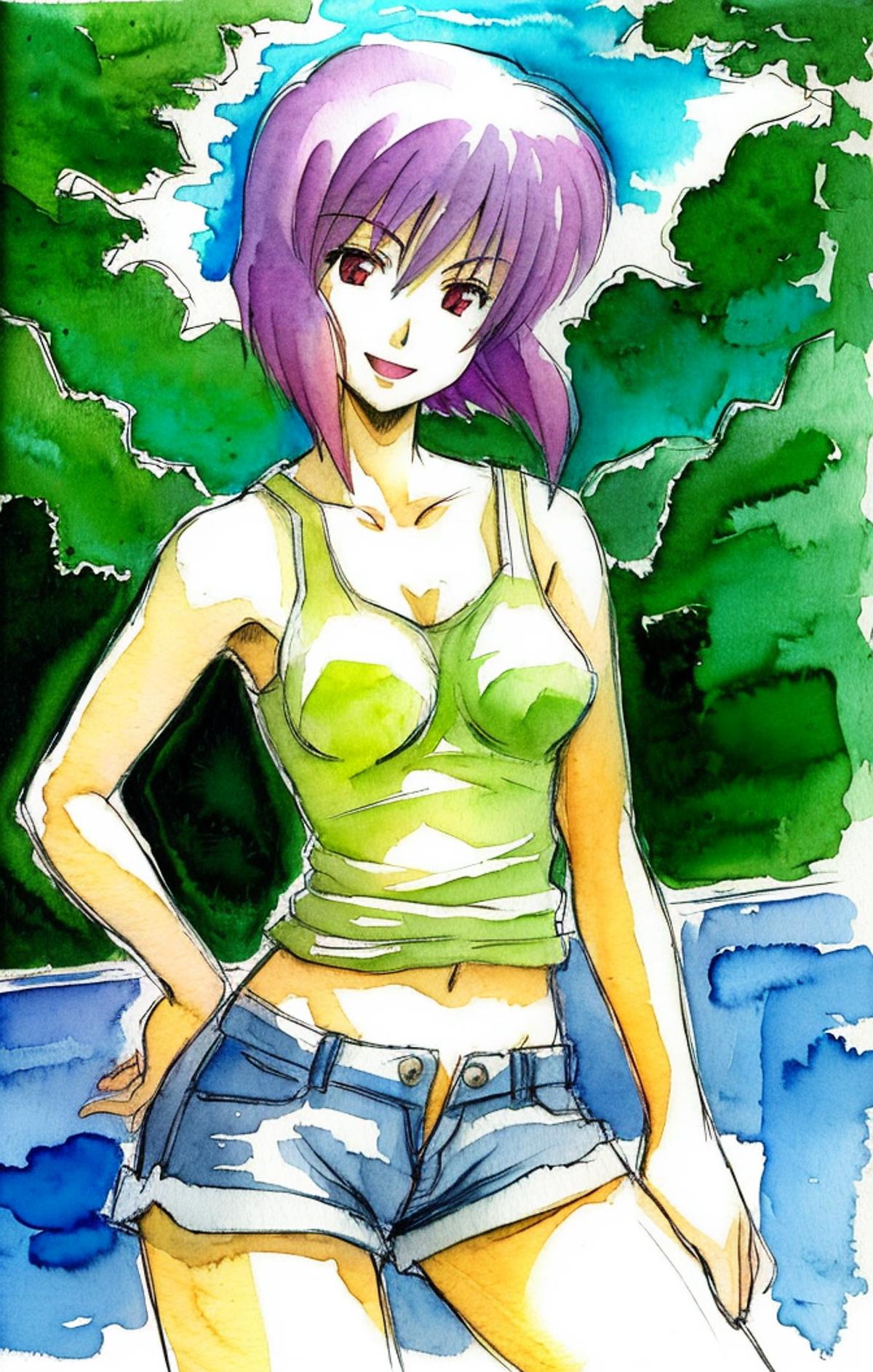 Motoko Kusanagi Ghost In The Shell V0 Showcase Civitai