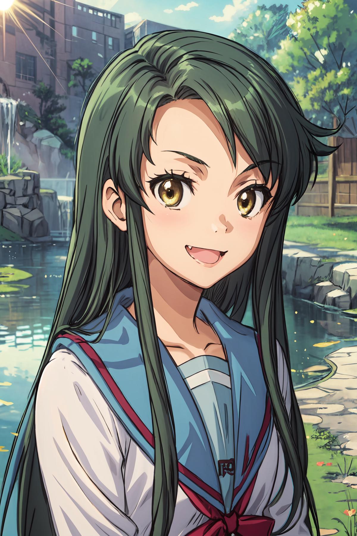 Tsuruya (The Melancholy of Haruhi Suzumiya) - v1.0 | Stable Diffusion LoRA | Civitai