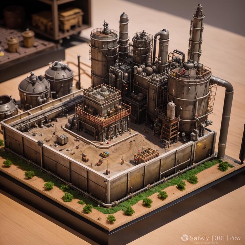 Miniature world style 微缩世界风格 - V1.0 Showcase