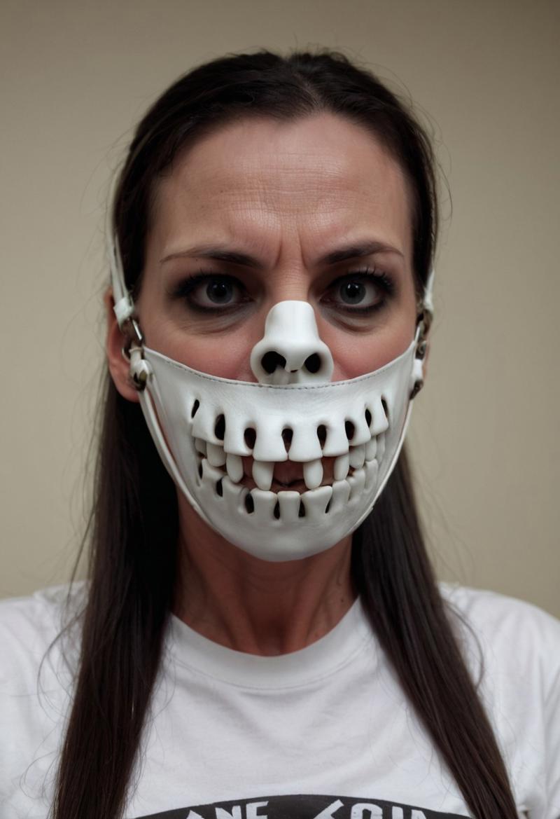 Skeleton Woman Muzzle Gag | Civitai