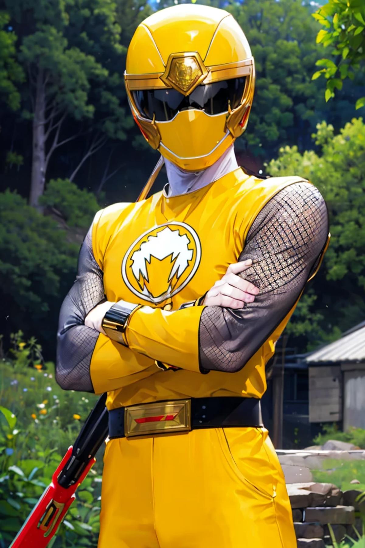 Hurricane Yellow Ranger - Hurricane Yellow Ranger | Stable Diffusion ...