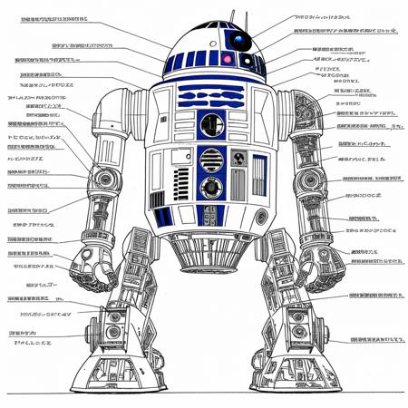 Robot structure diagram Style | SDXL - v1.0 | Stable Diffusion LoRA | Civitai