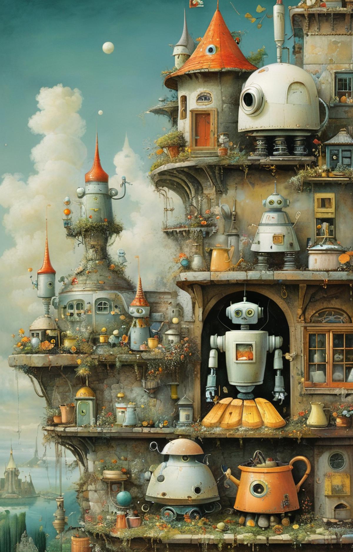 style of Daniel Merriam [SDXL] 357 - v1.0 | Stable Diffusion LoRA | Civitai