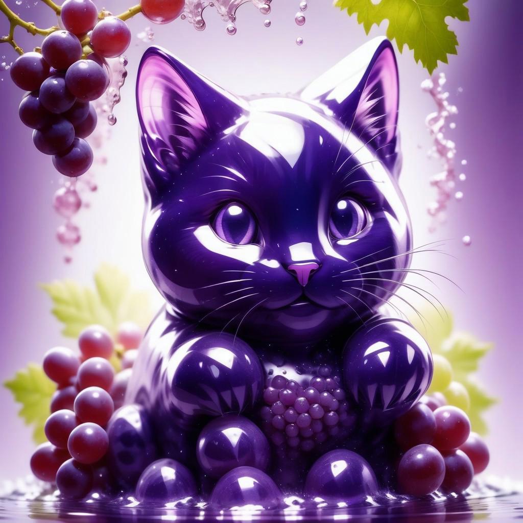 Reminder: Grapes are toxic to cats. | Civitai