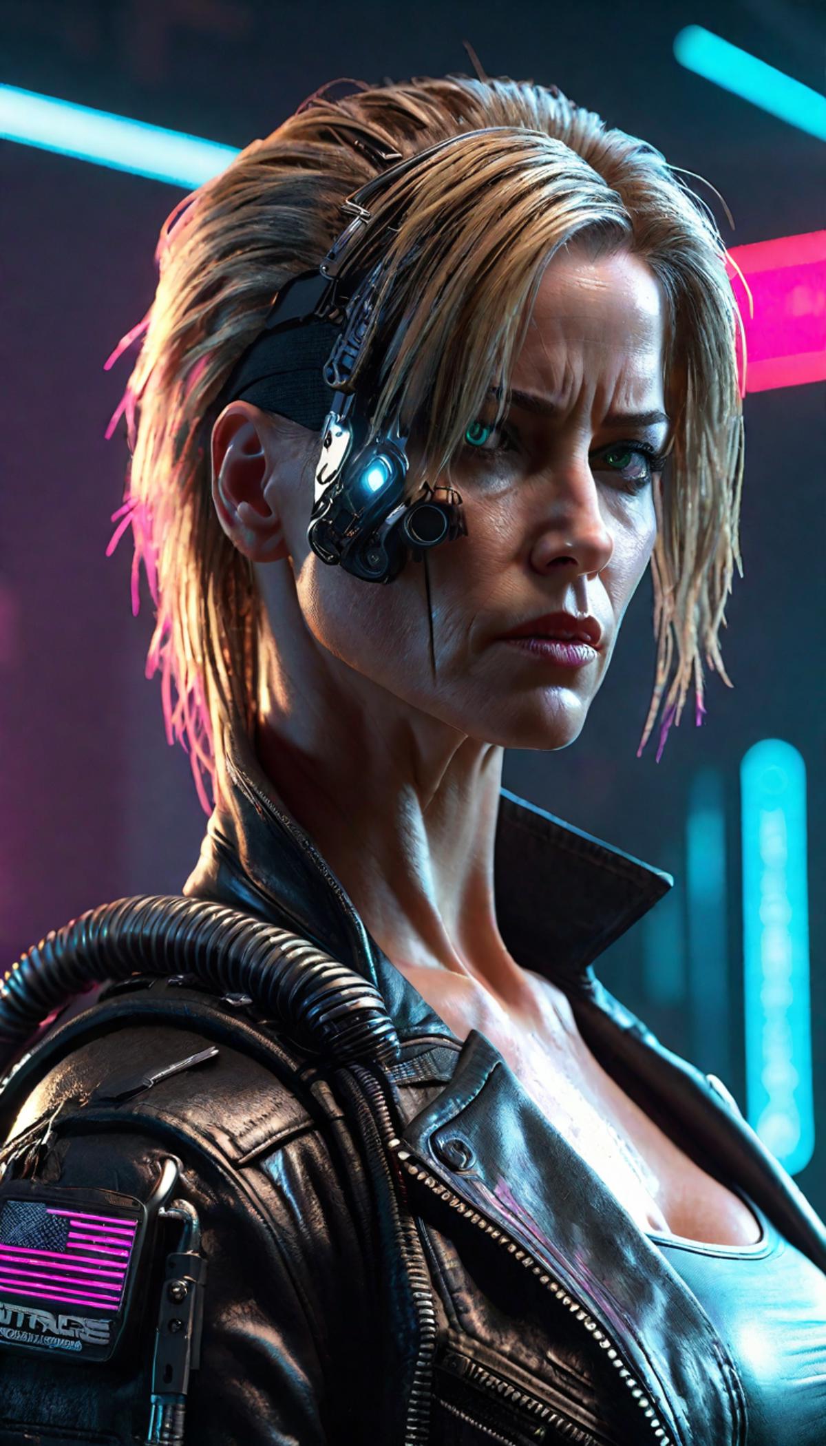 Sara Conner [Terminator] Cyberpunk Reimagined | Civitai