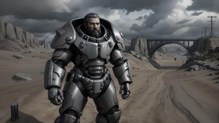 X-01 Enclave Power Armor LoRA - Alpha 1 | Stable Diffusion LoRA | Civitai