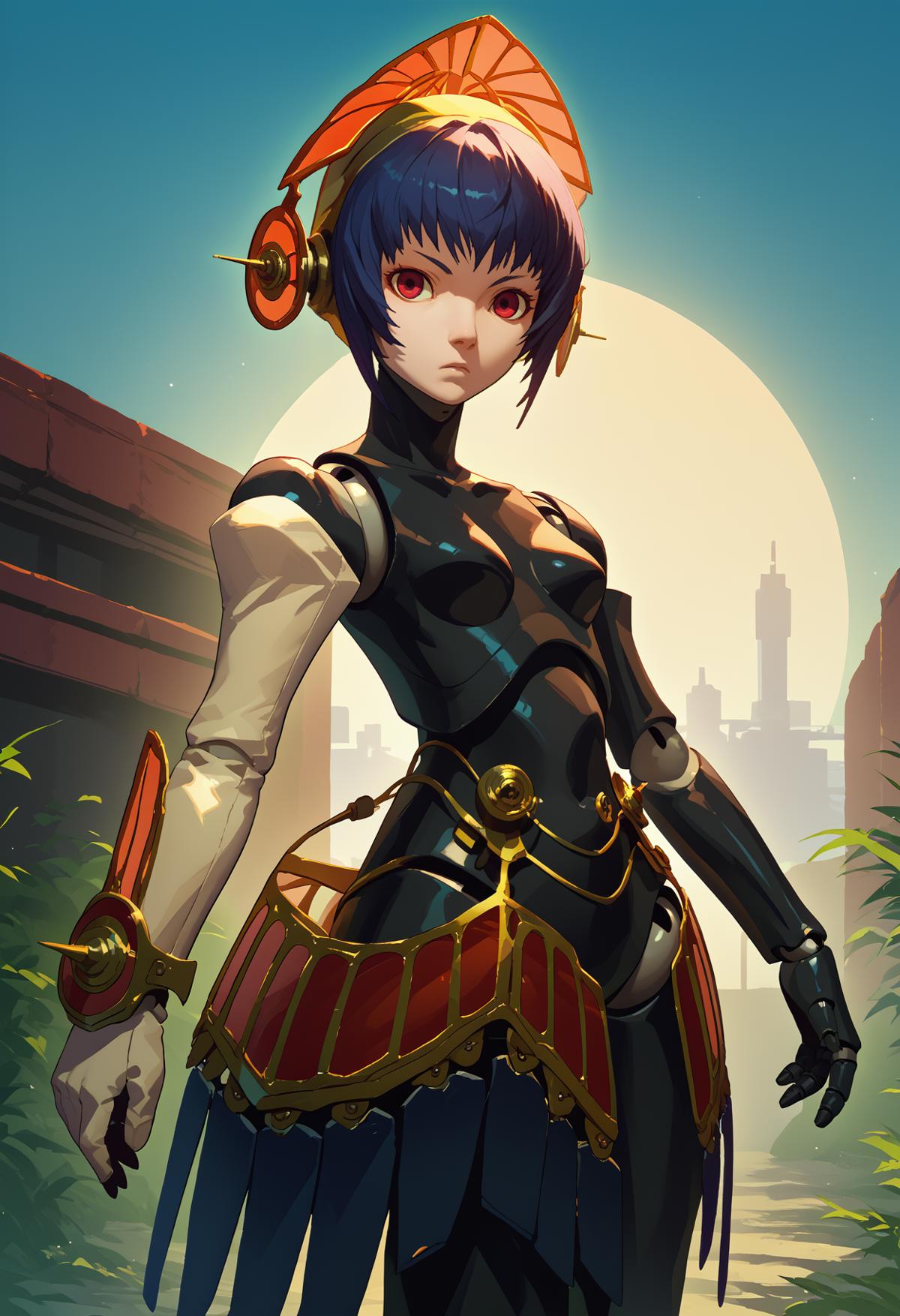 [PonyV6 XL] Metis | Persona 3 FES - v1.0 | Stable Diffusion LoRA | Civitai