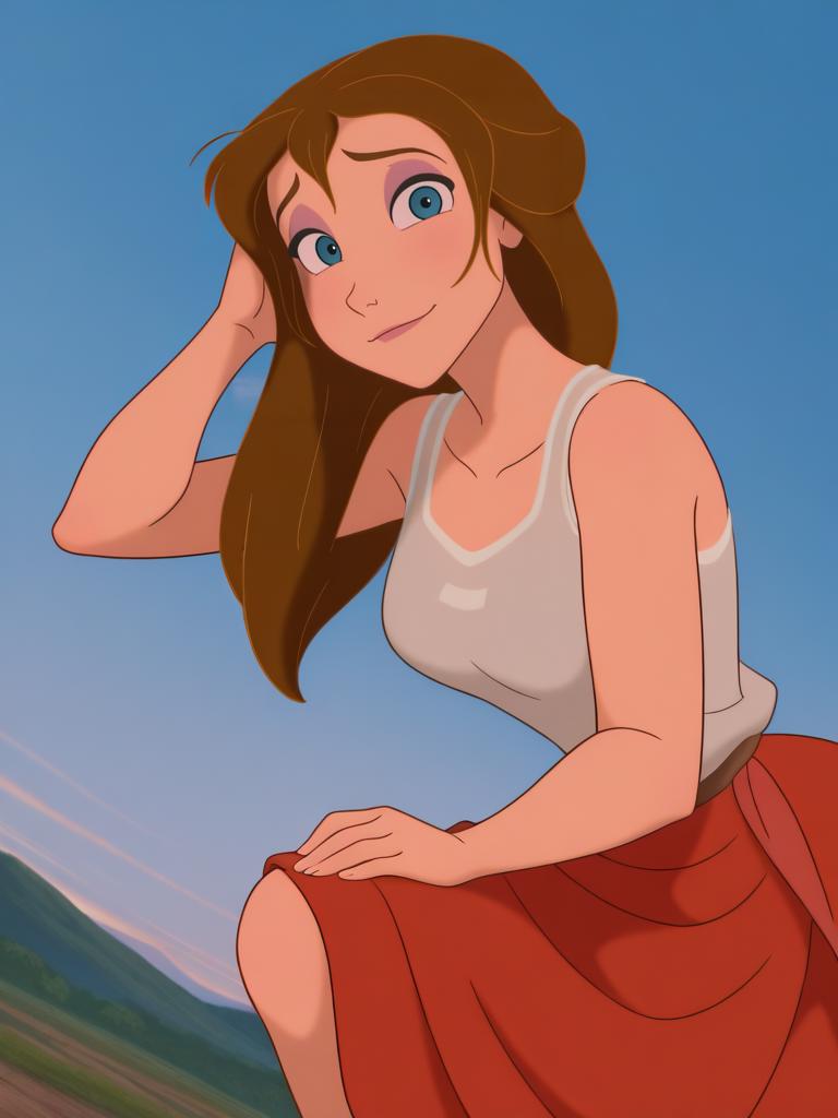 Jane Porter (Tarzan) - Disney Princess - | Illustrious XL | XL PONY ...